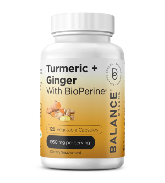 Turmeric Curcumin Ginger 95% Curcuminoids 1950mg Capsules in Pakistan